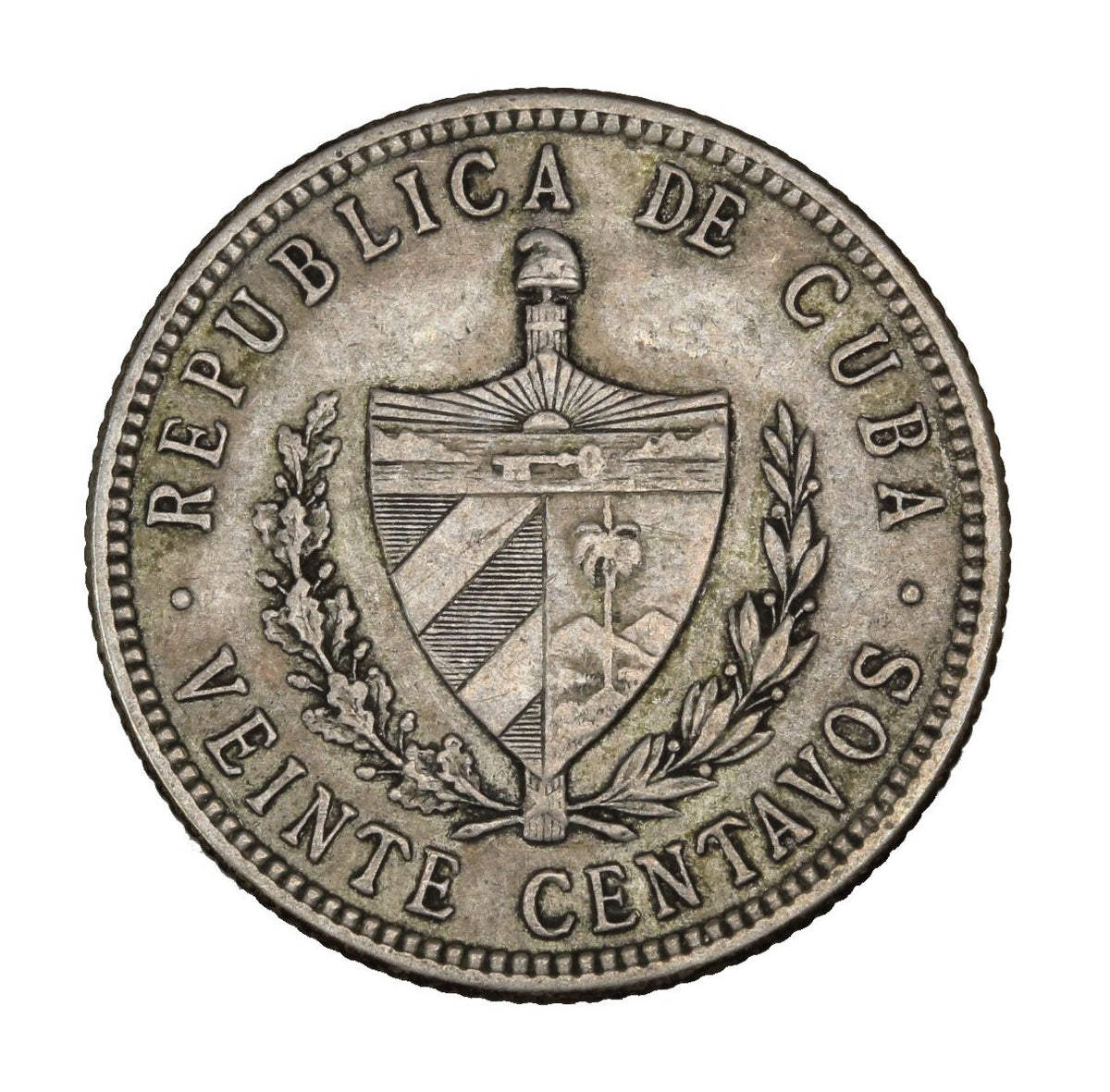 1915 - Cuba - 20 Centavos - EF40 – MK Coins