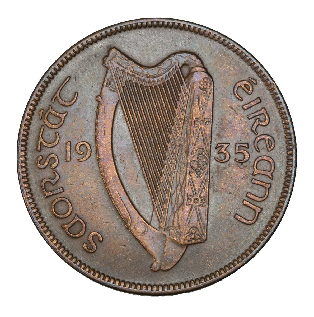1935 - Ireland - 1 Penny - EF40 – MK Coins