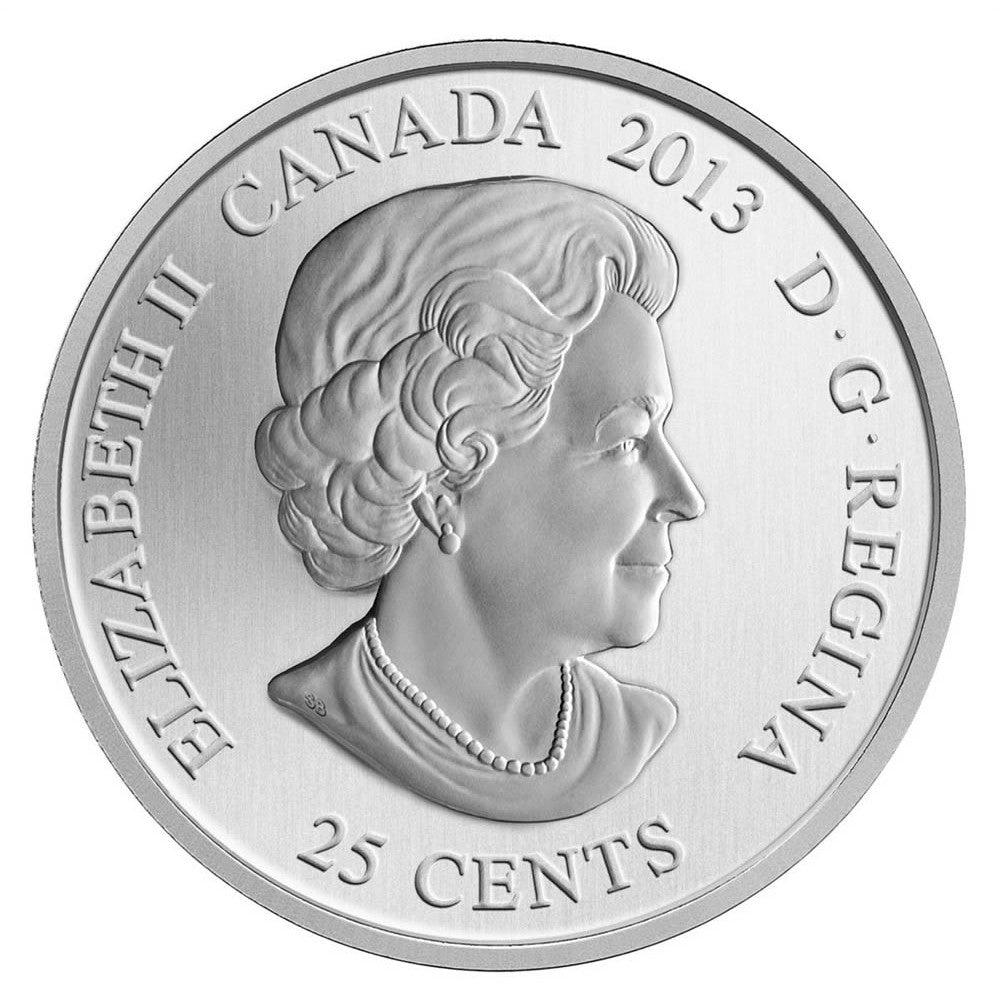 2013 - Canada - 25c - The Eastern Prickly Pear Cactus – MK Coins