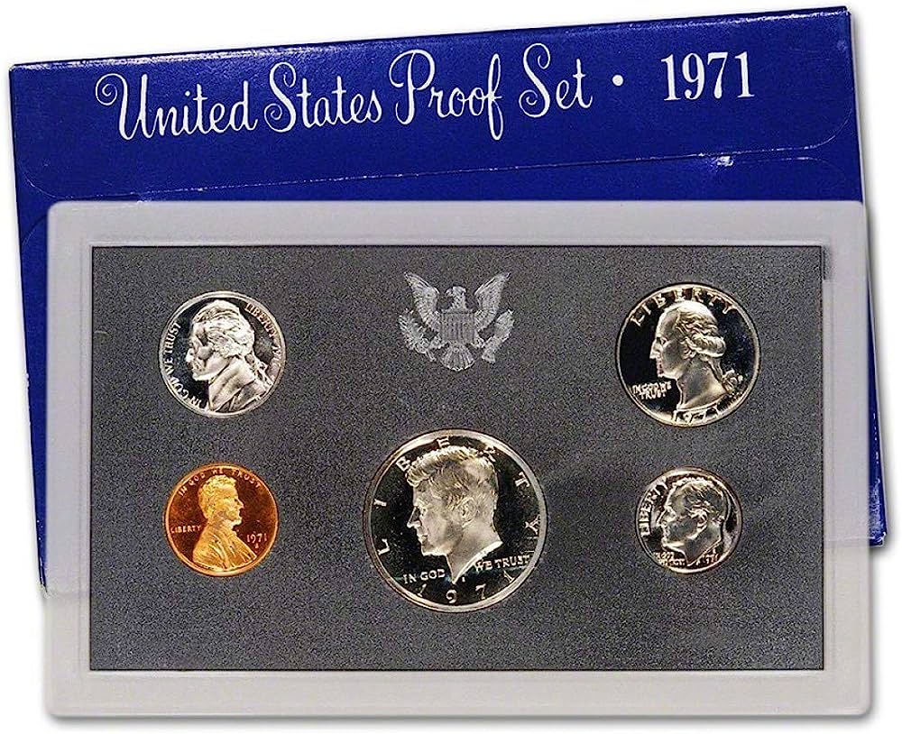 1971 S - USA - Proof Set (5 Coins) – MK Coins