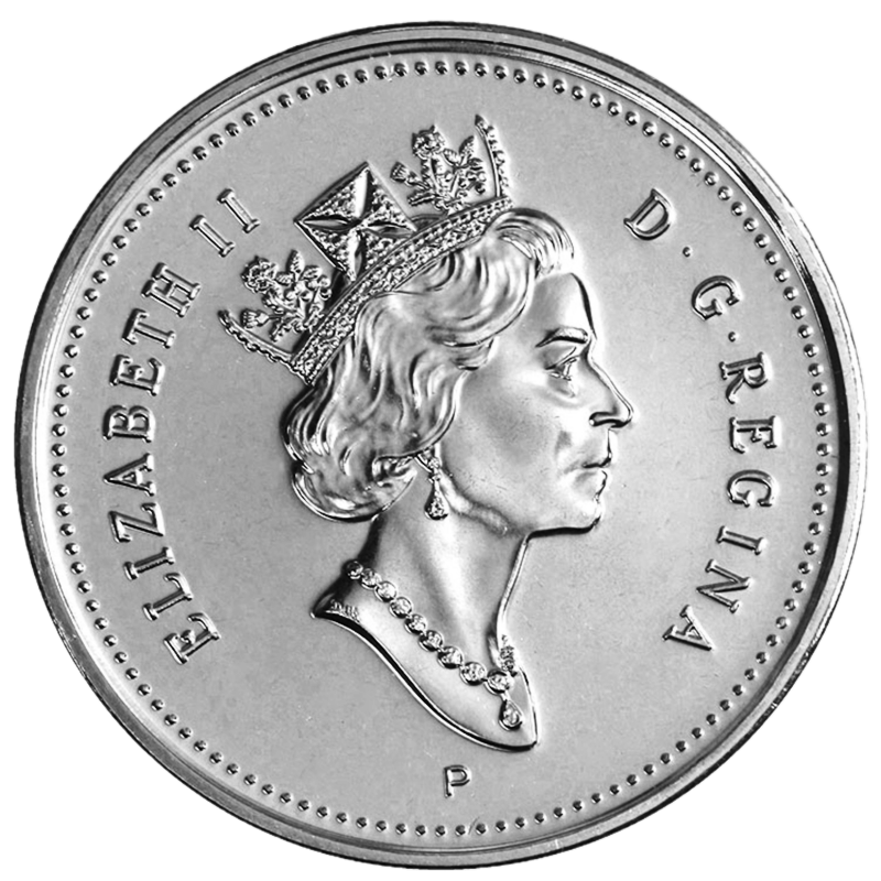 2003 P - Canada - 25c - P Canada Day, Colourised (no sleeve) – MK Coins