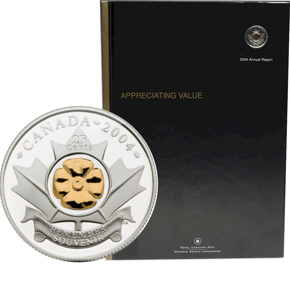 2004 - Canada - 25c - Royal Canadian Mint Annual Report – MK Coins