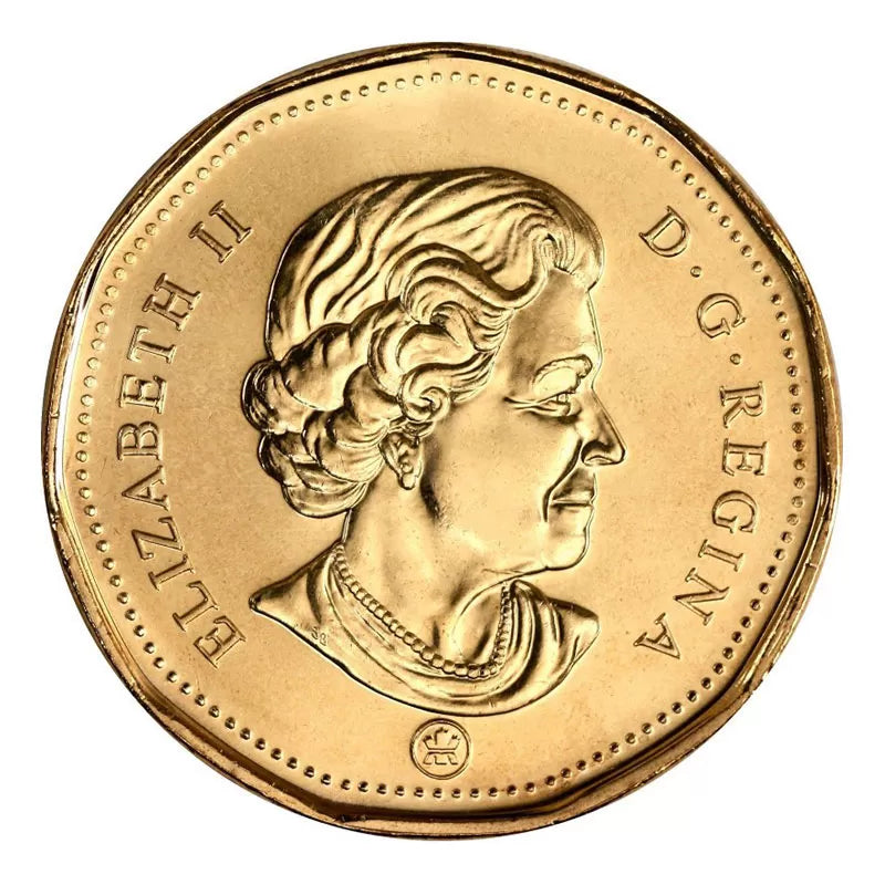 2008 - $1 - Lucky Loonie - Original Mint Roll (25 pcs) – MK Coins