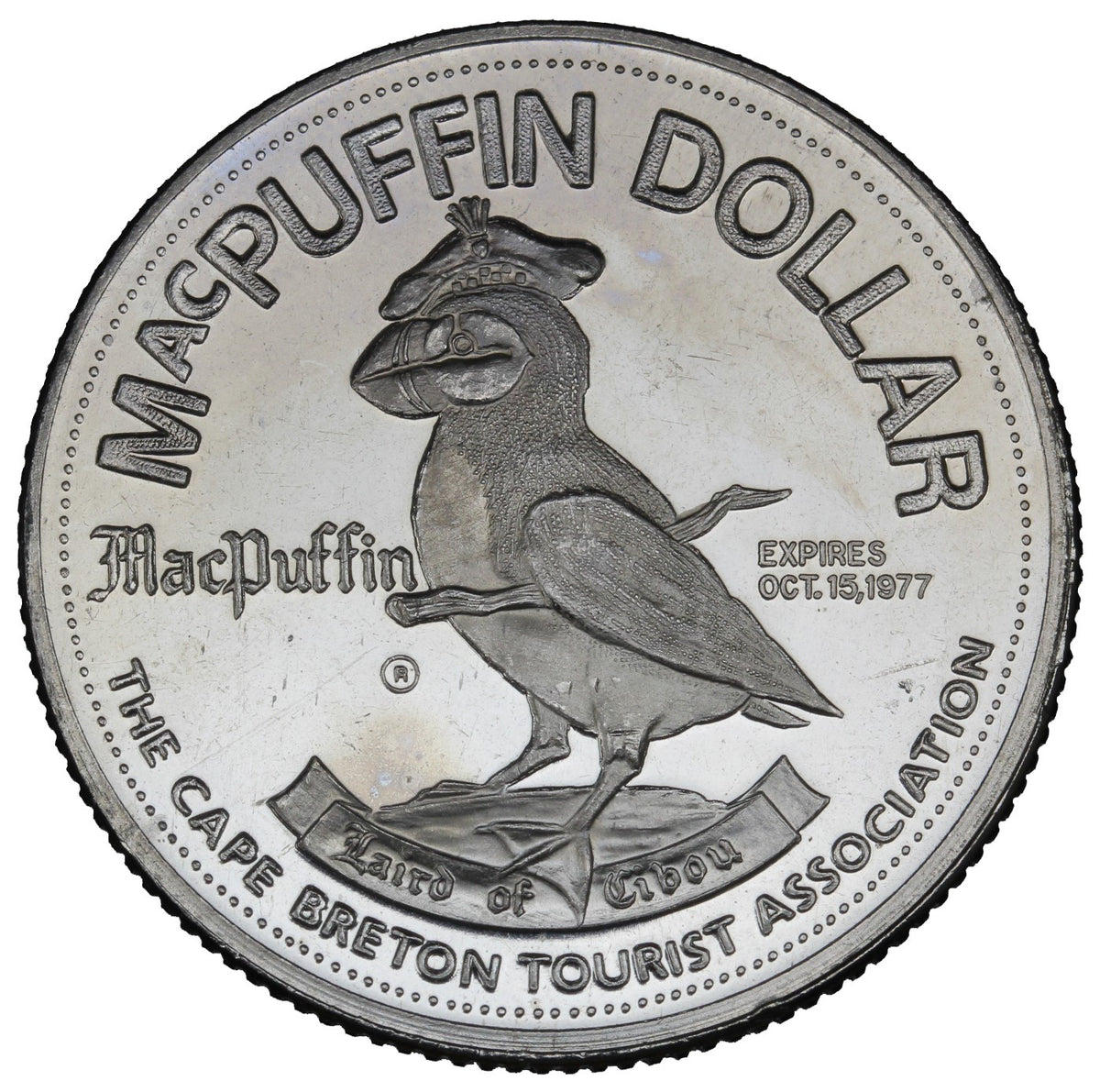 1977 - Cape Breton - $1 Municipal Trade Token - UNC – MK Coins