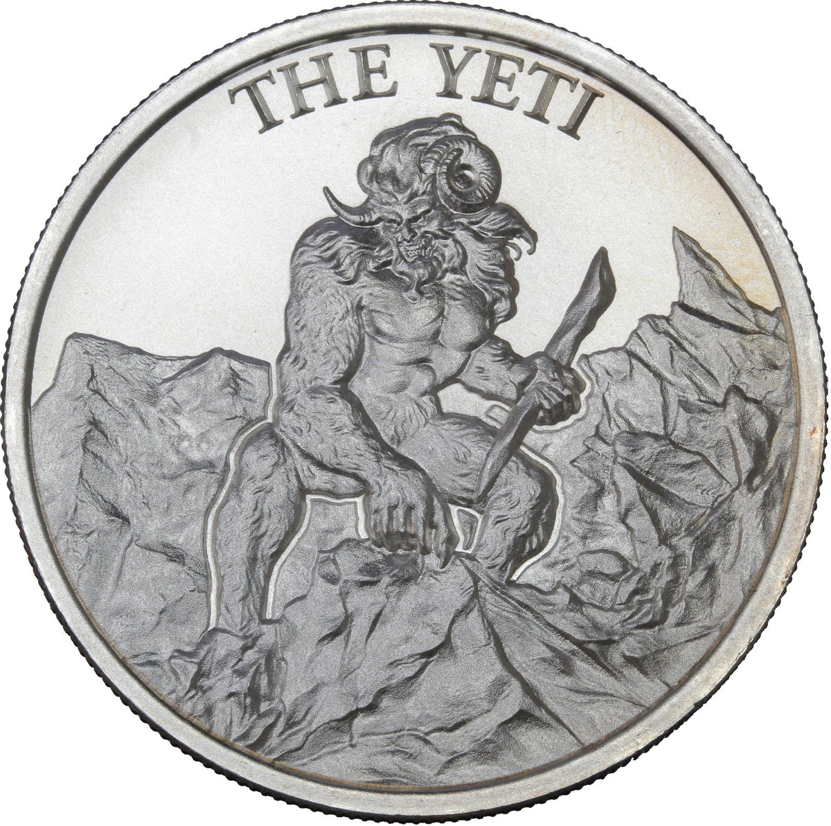 1 oz - The Yeti - Fine Silver Round – MK Coins