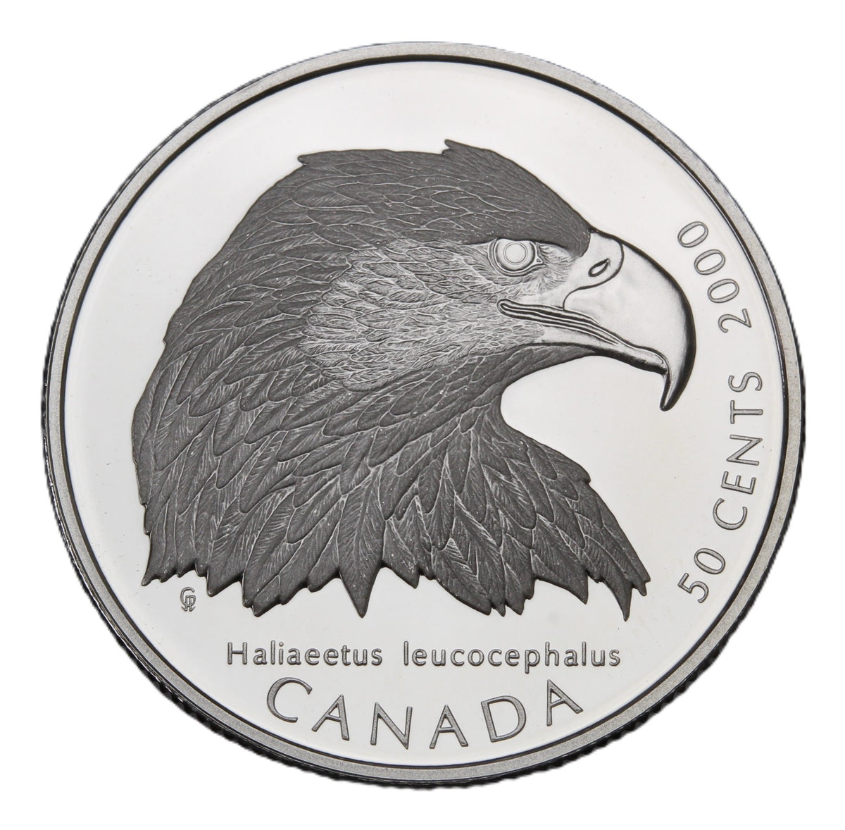 2000 - Canada - 50c - Bald Eagle - Birds of Prey – MK Coins
