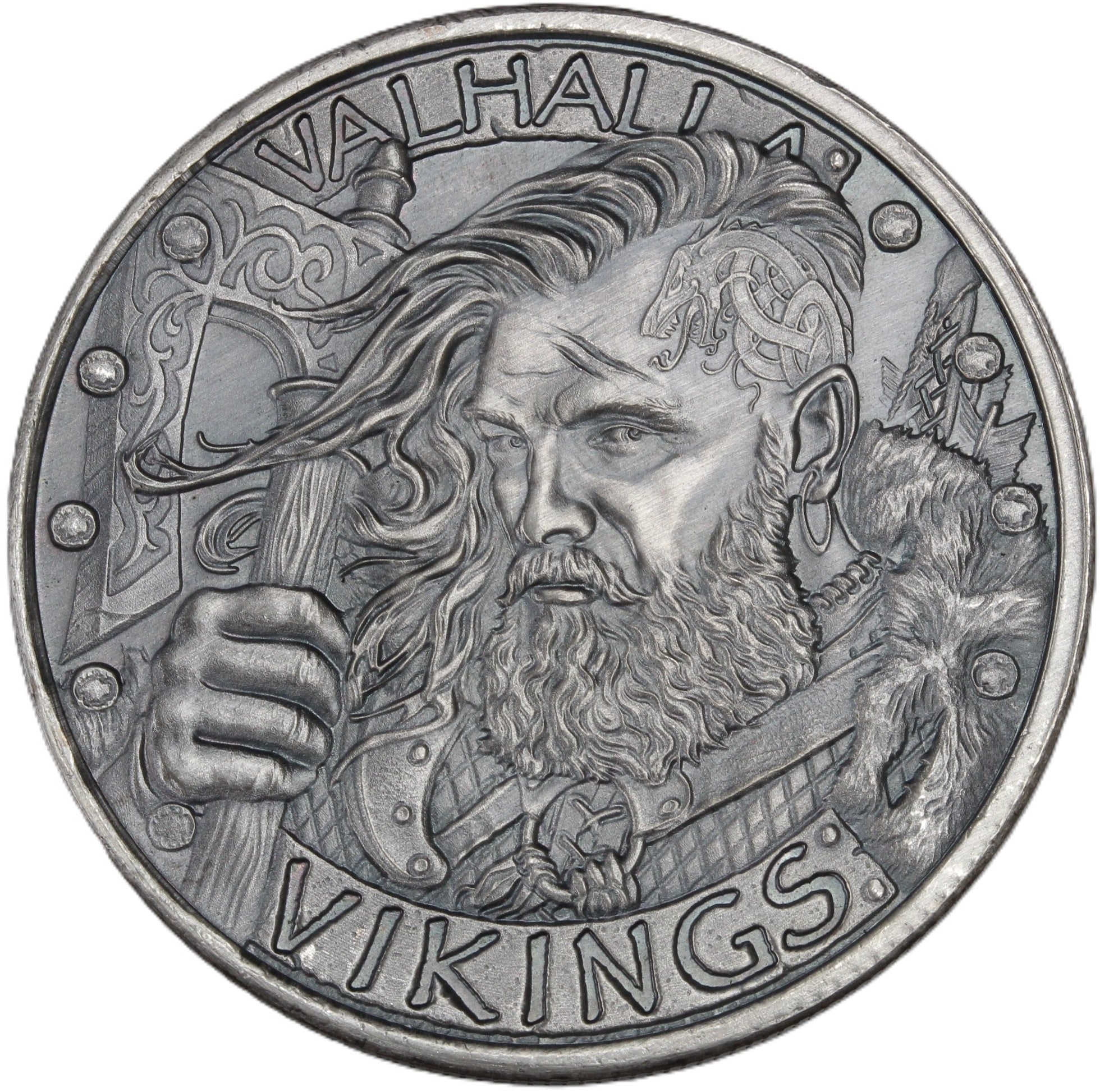 1 oz - Valhalla Vikings - Fine Silver – MK Coins