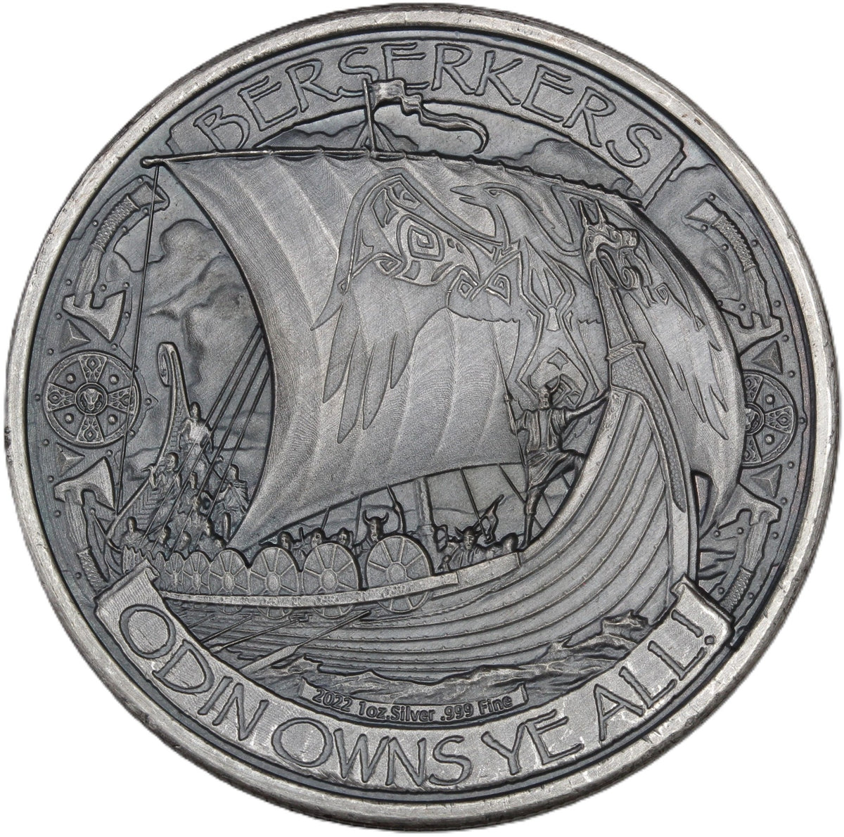 1 oz - Valhalla Vikings - Fine Silver – MK Coins
