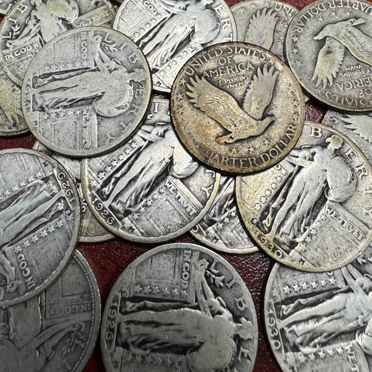 90% - USA Silver25 Cents - 1916-1930 – MK Coins