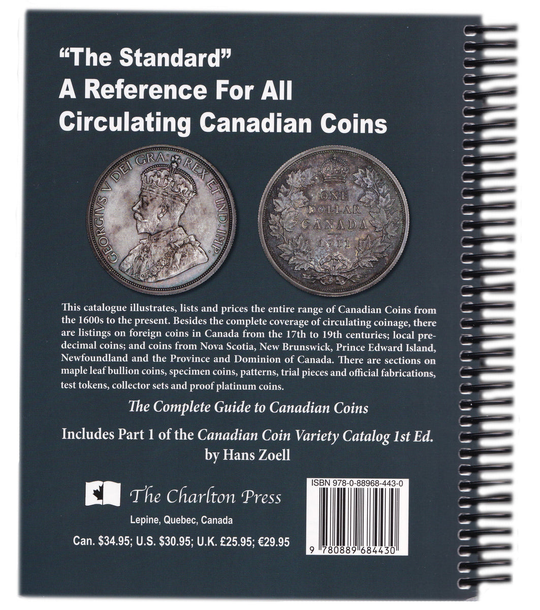 A Charlton Standard Catalogue for Canadian Coins - 76th Edition – MK Coins