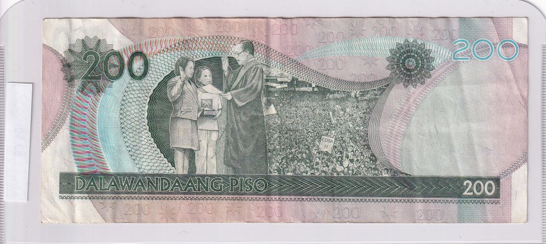 2010 - Philippines - 200 Piso - LN 496497 – MK Coins
