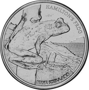 2008 - New Zealand - $5 - Hamilton's Frog - BU – MK Coins