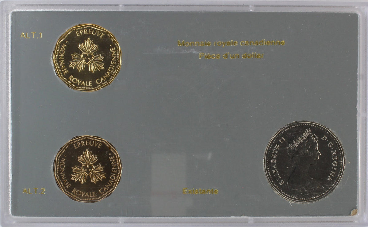 1985 - Canada - 3 Coin Set - $1 - Test Token Set – MK Coins