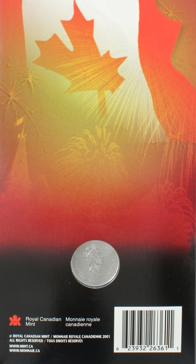 2001 - Canada - 25c - Canada Day, Colourised – MK Coins