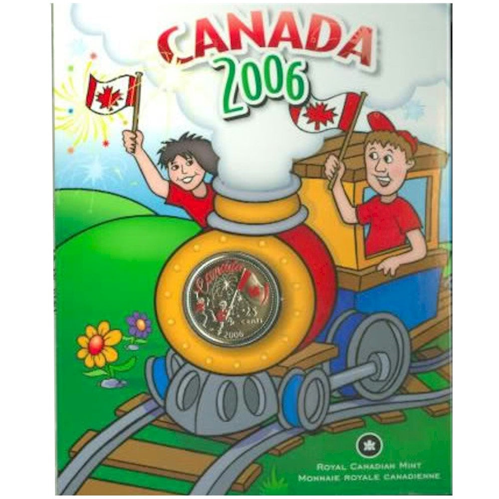 2006 - Canada - 25c - P Canada Day, Colourised (without Crayola) – MK Coins