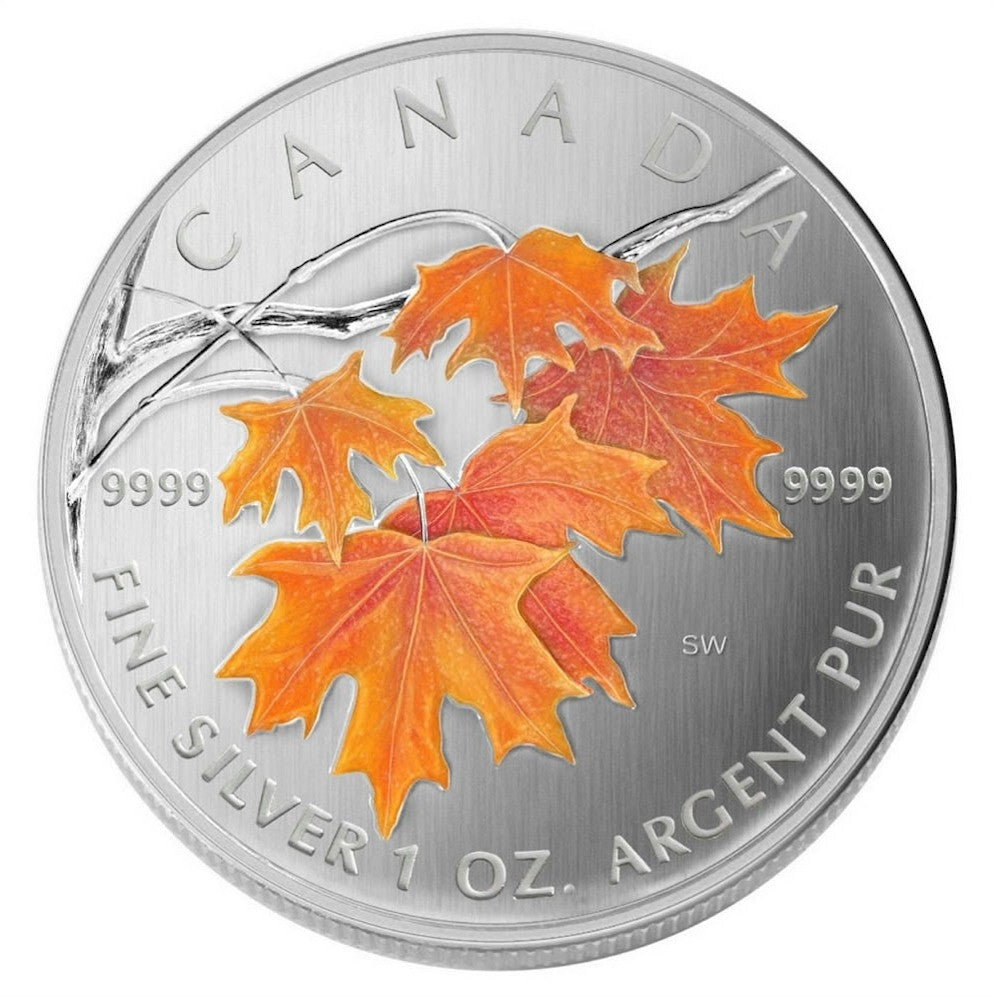 2007 - Canada - $5 - Sugar Maple in Orange (no sleeve) – MK Coins