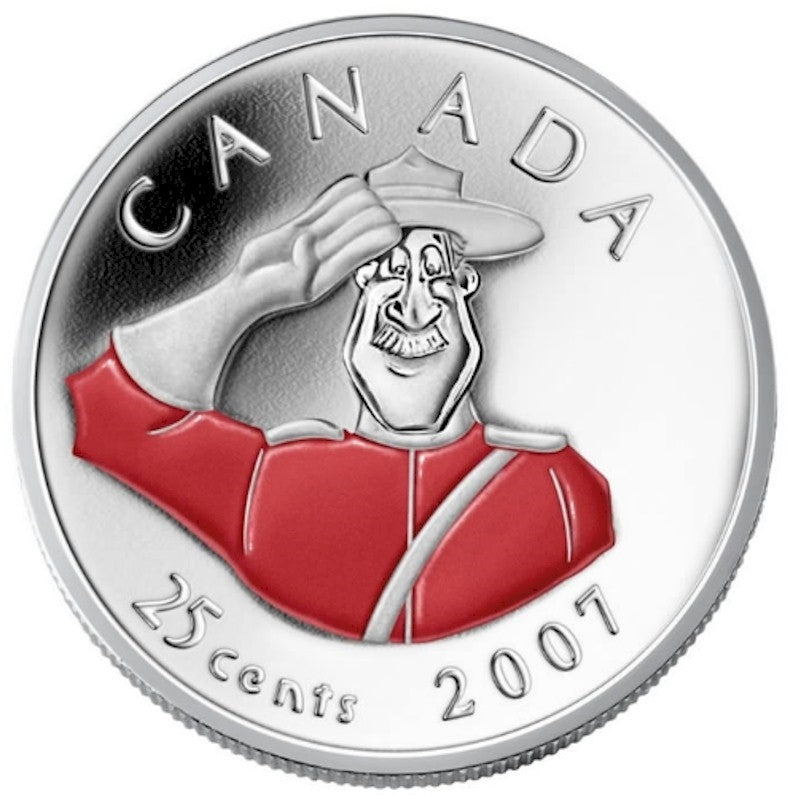 2007 - Canada - 25c - Canada Day, Colourised – MK Coins
