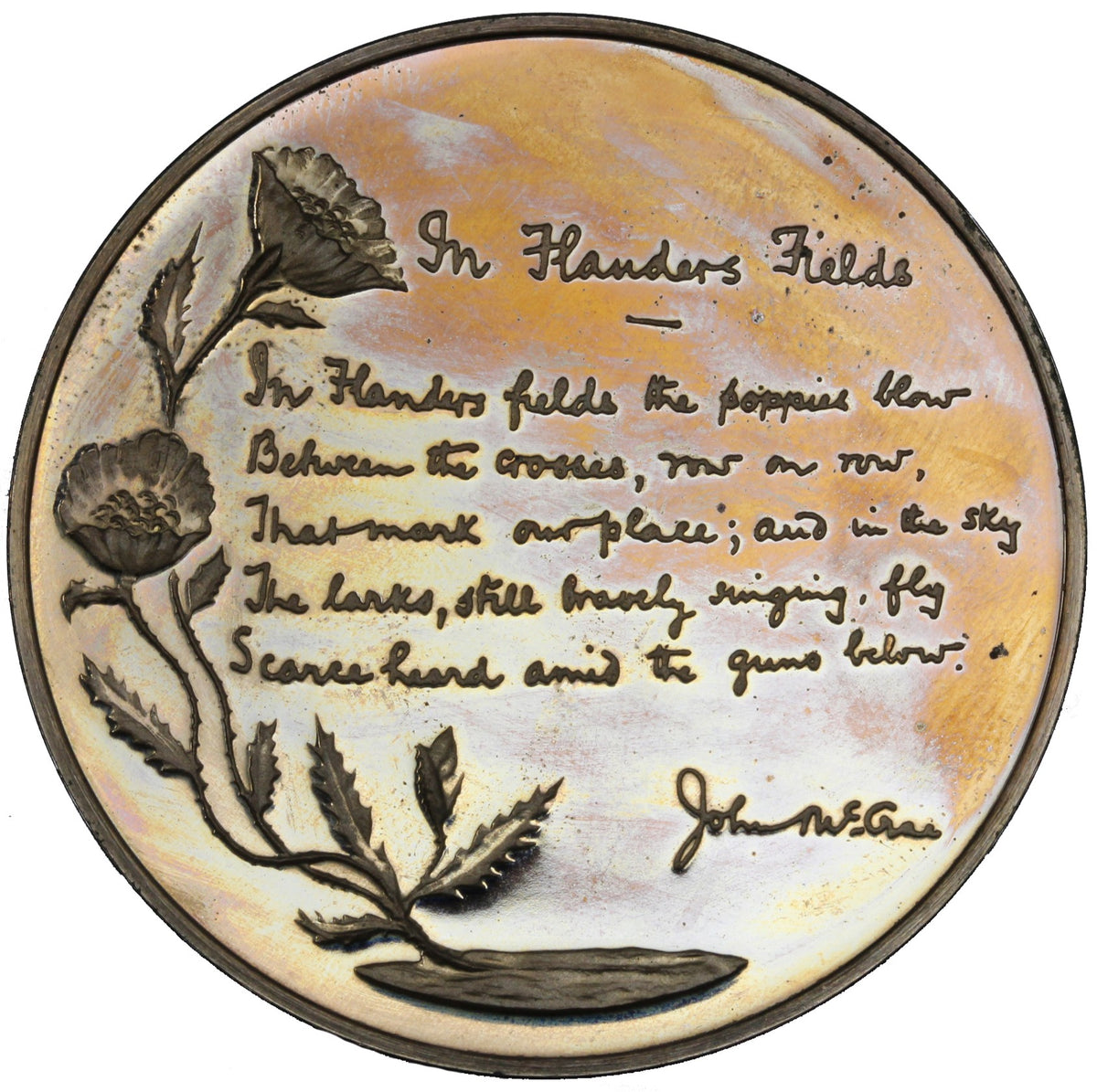 John McCrae Medal – MK Coins