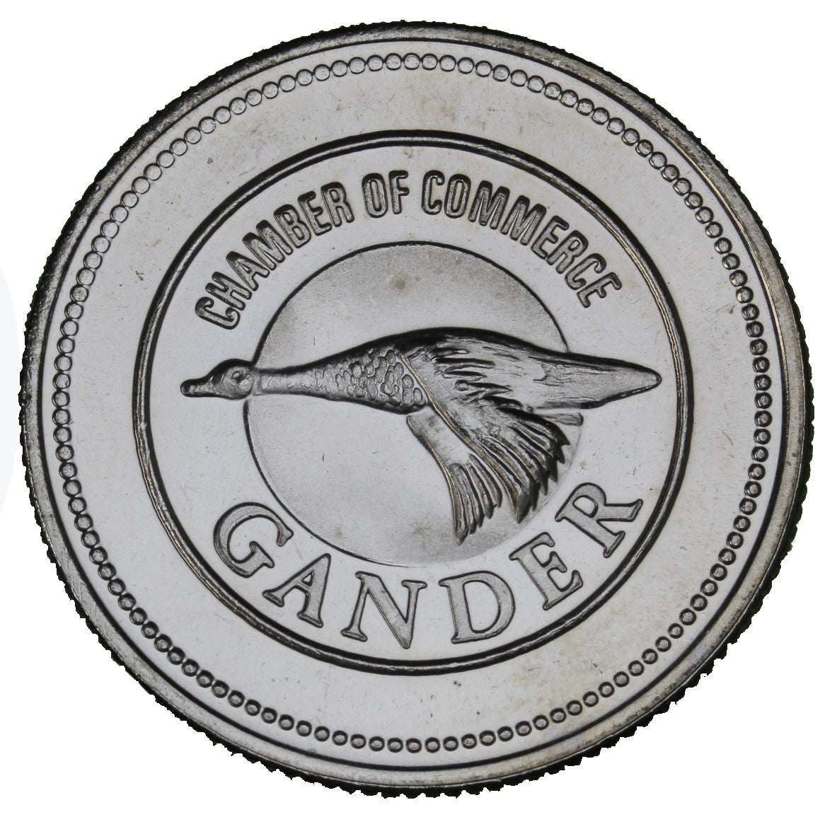 1985 - Gander - $1 Municipal Trade Token - UNC – MK Coins