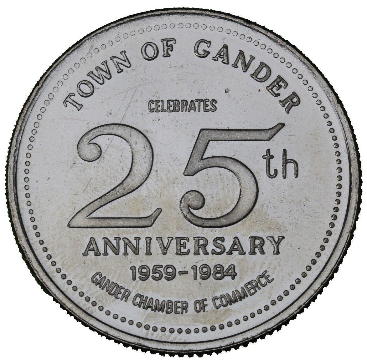 1984 - Gander - $1 Municipal Trade Token - UNC – MK Coins