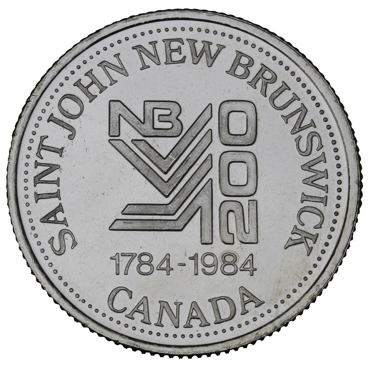 1984 - Saint John - $1 Municipal Trade Token - UNC – MK Coins