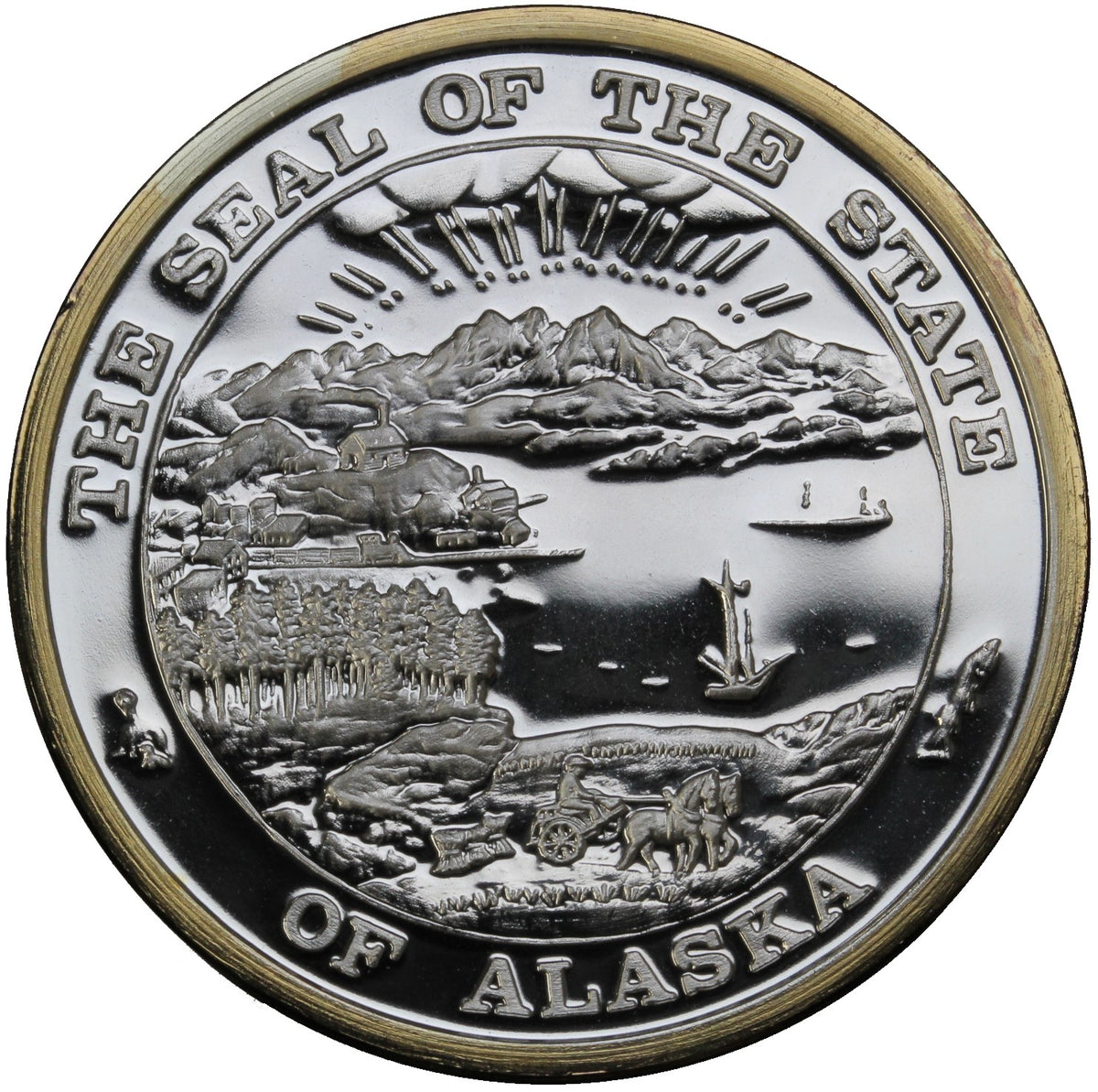 Round - Alaska - Fine Silver – MK Coins