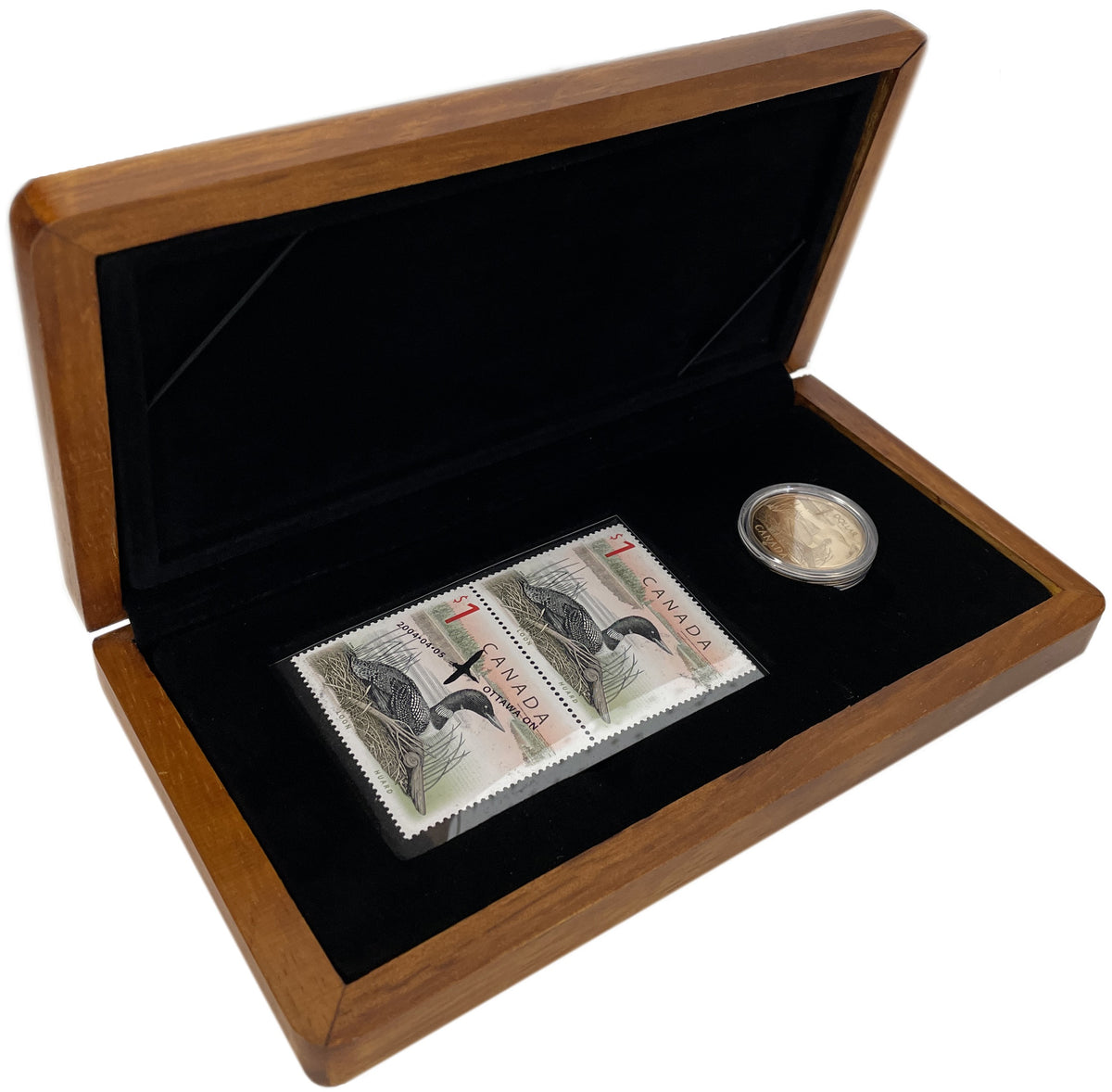 2004 - Canada - The Elusive Loon - Coin & Stamp Set – MK Coins