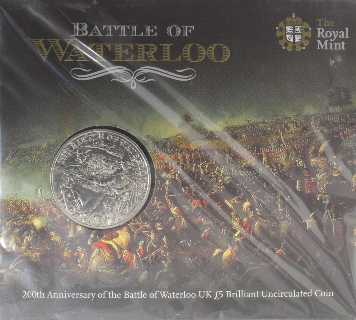 2015 - Great Britain - 5 Pounds - Battle of Waterloo – MK Coins