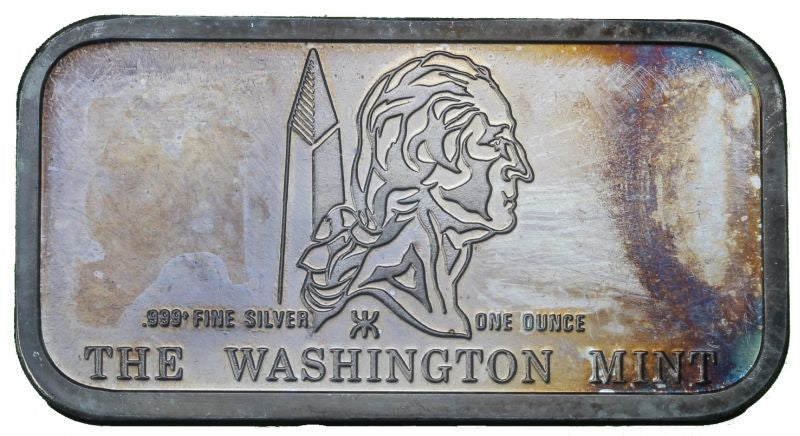 1 oz - The Washington Mint - Fine Silver Bar – MK Coins