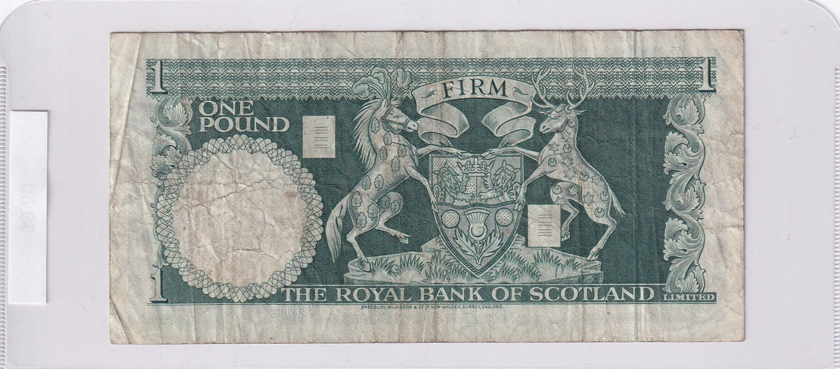 1970 - Scotland - 1 Pound - A/55 698989 – MK Coins