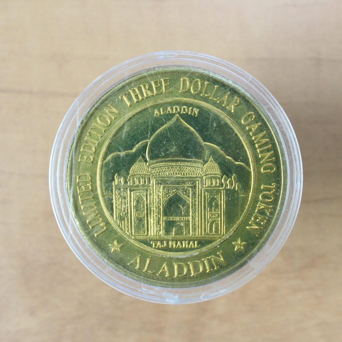 Aladdin Gaming Token - $3 - Las Vegas, NEV. - UNC - retail $20 – MK Coins